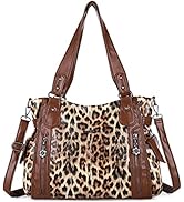 Angelkiss 2 Top Zippers Multi Pockets Women Handbags/Washed Leather ...