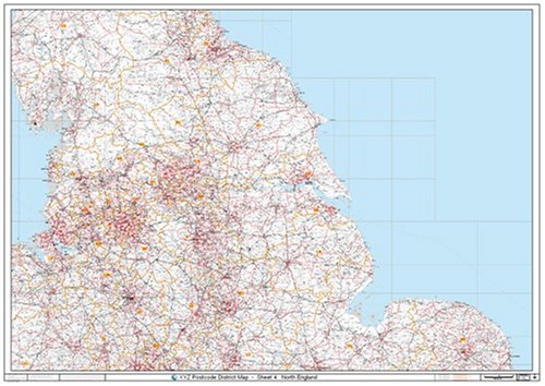 North England District Postcode Map: Amazon.co.uk: OMD: Books