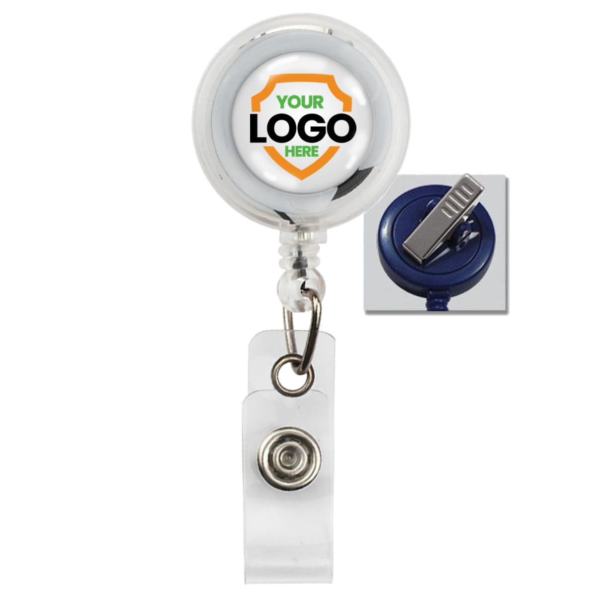 Amazon.com : Bulk 25 Pack - Custom Badge Reels with Alligator Clip ...