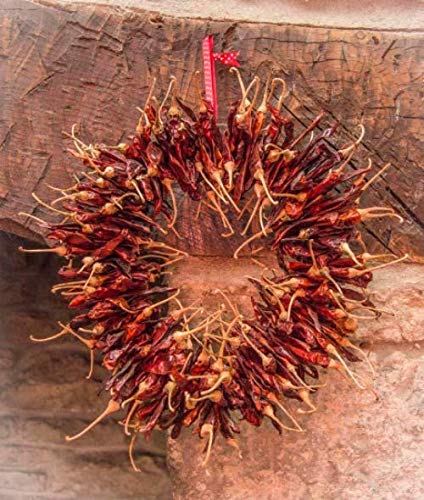Long Dried Chilli Wreath : Amazon.co.uk: Home & Kitchen