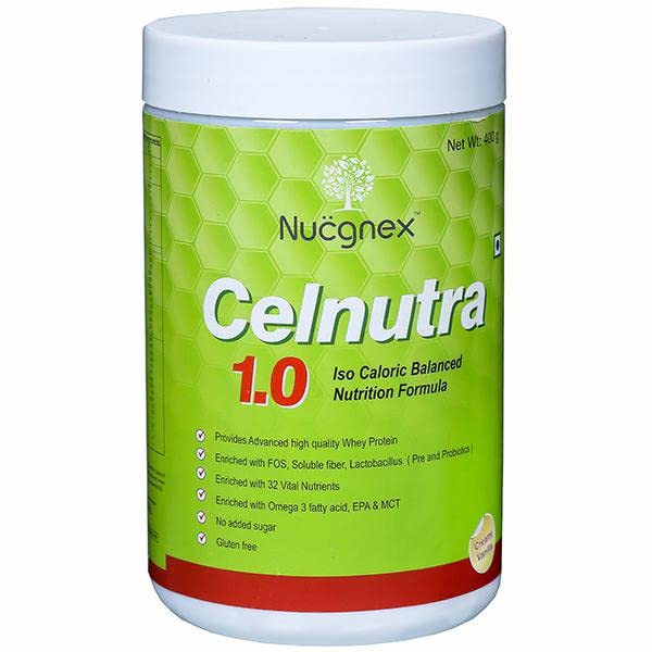 Celnutra 1.0 Creamy Vanilla - Pack of 400g Powder : Amazon.in: Health ...
