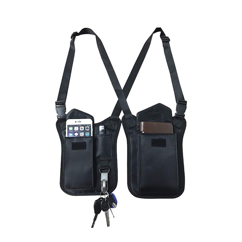Peaksta Slim Carry Bag Men's Double Shoulder Armpit Bag - Anti-Theft ...