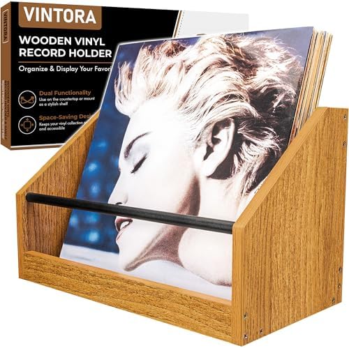 Amazon.com: GILLAS Record Player Stand Wall Mounted, Vinyl Record Wall ...