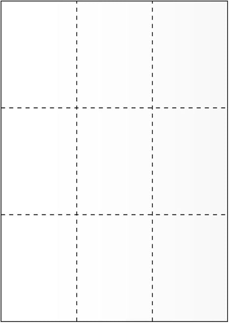 Amazon | A4 POP用紙 プライスカード 9分割 1000シート （9000枚分） 上質90kg | POP用紙・値札 | 文房具・オフィス用品