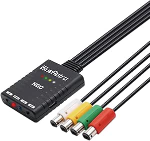 KOBONA Wireless Controller Adapter Multiplayer Controller Adapter Reset Button Zero Latency for ...