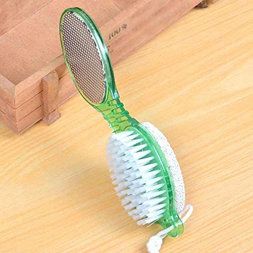 4 in 1 Pedicure Paddle for Home and Travel Use Foot File/Nail Brush ...