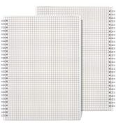 Amazon.com : RETTACY Spiral Graph Notebooks 3 Pack - A5 Small Notebooks ...
