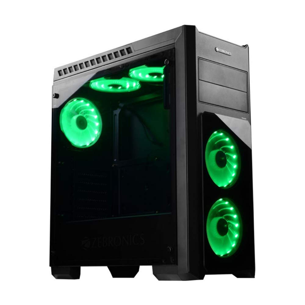 Amazon.in: Buy Zebronics Typhoon Gaming Computer Case (Black) Online at ...