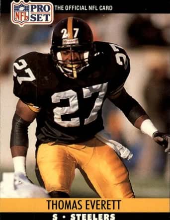 Amazon.com: 1990 Pro Set Football Card #622 Thomas Everett ...