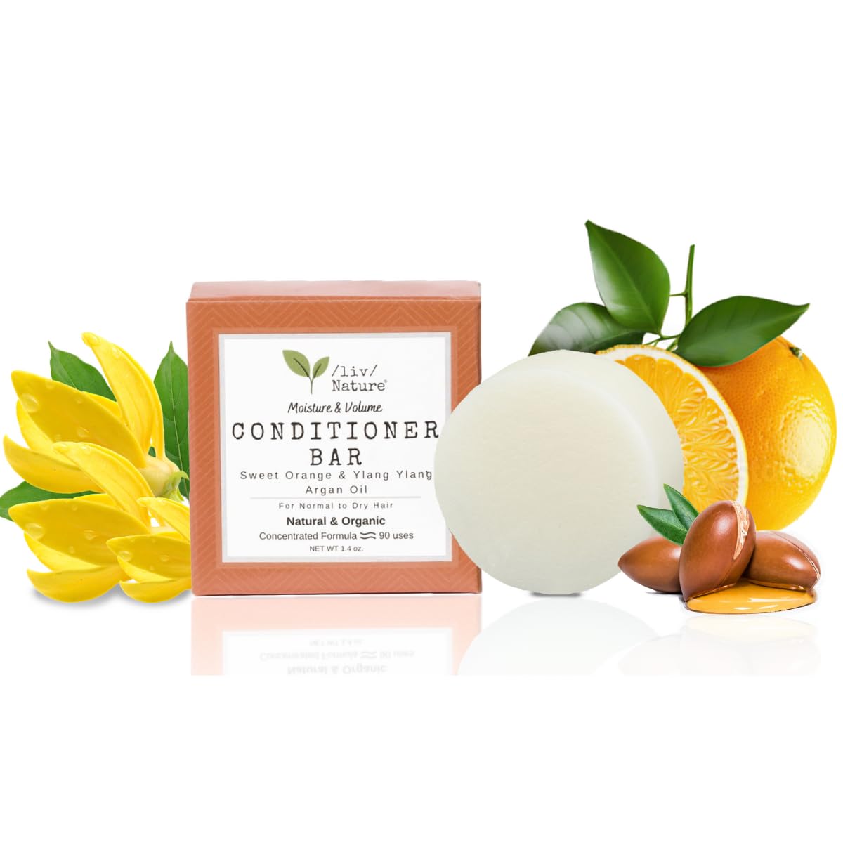 Amazon.com : /liv/ Nature Conditioner Bar | Scented with 100% Organic ...