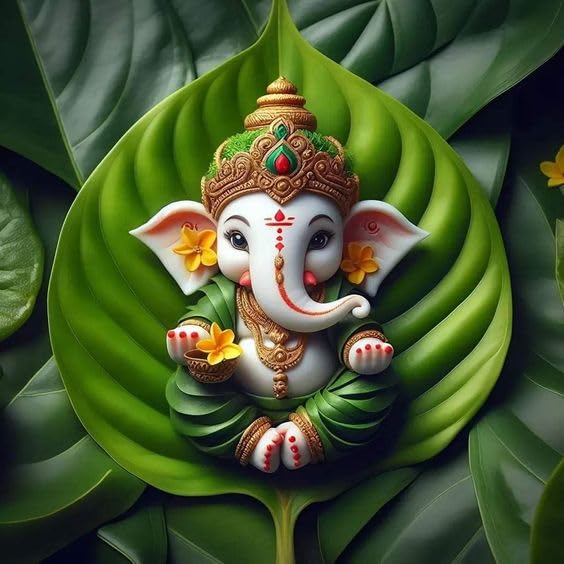 HD Beautiful Baby ganpati bappa God Wall Poster for Pooja Room, Sport ...