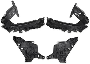 Amazon.com: PIT66 Front Headlight Headlamp Mount Support Plate Bracket ...