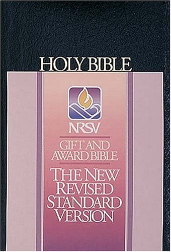 Holy Bible: New Revised Standard Version Gift and Award Bible, Black ...