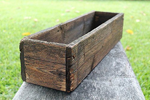 24″ Rustic Planters Box (3.25-3.75″T – Short Version) – Stout Sheds