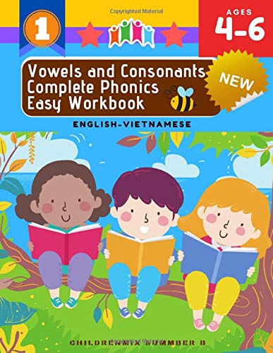 Buy Vowels and Consonants Complete Phonics Easy Workbook English ...