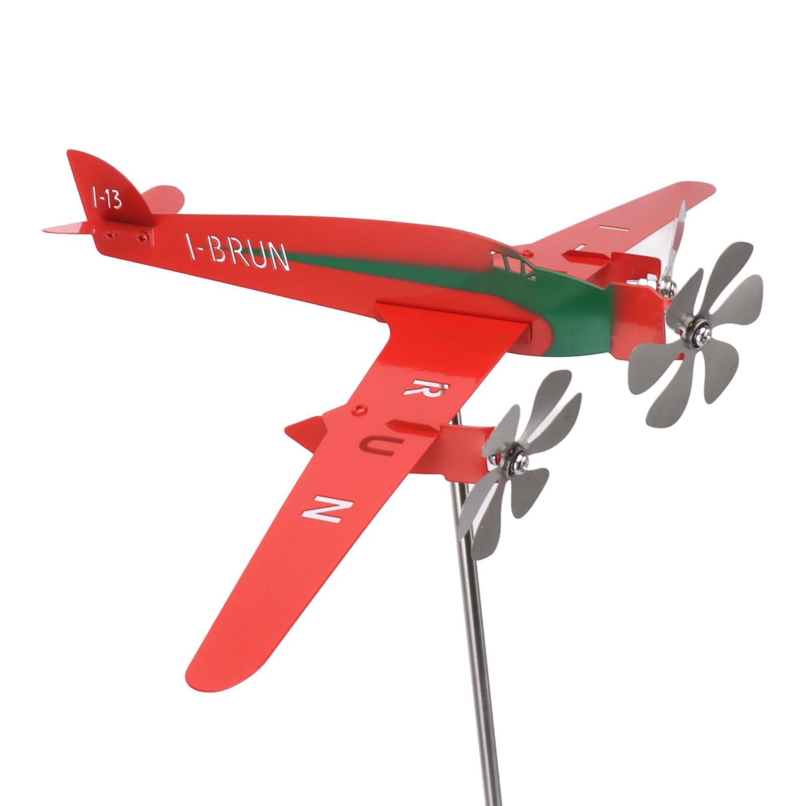 Amazon.com: GLOGLOW Aircraft Windmill, Metal Aircraft Shape Weather ...