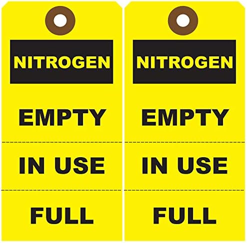 Amazon.com : Full, in Use, Empty Cylinder Tags - Gas Tank Label - Pack ...