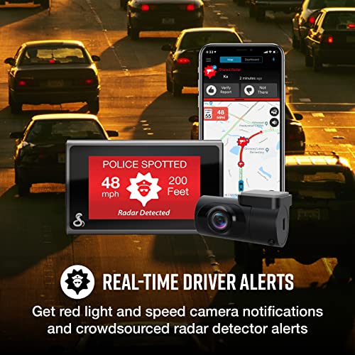 Cobra Smart Dash Cam + Rear Cam (SC 400D) – UHD 4K Resolution, Alexa ...