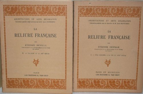 Amazon.com: LA RELIURE FRANÇAISE.: Deville, Étienne.: Books