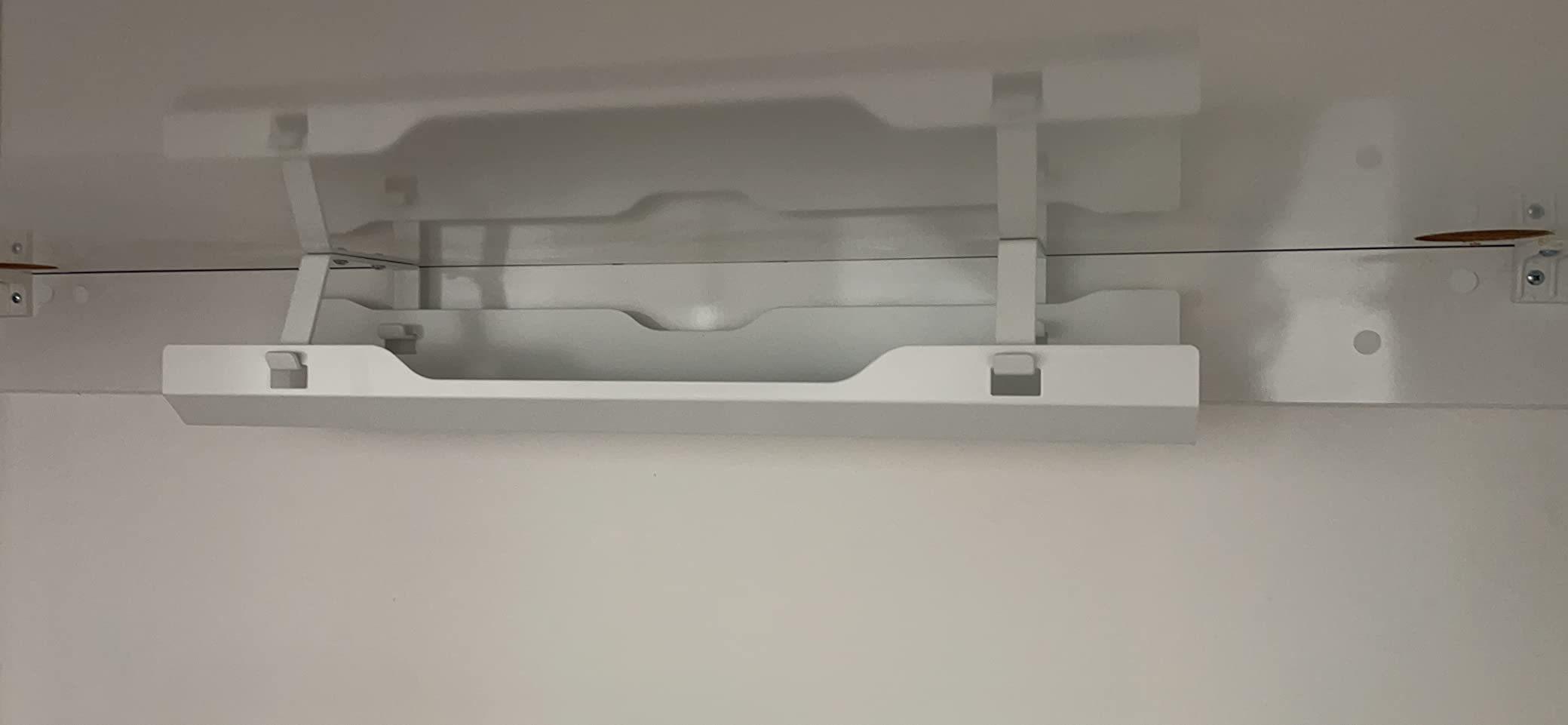 Brateck Under-Desk Cable Management Tray, White, 600 x 135 x 108 mm ...