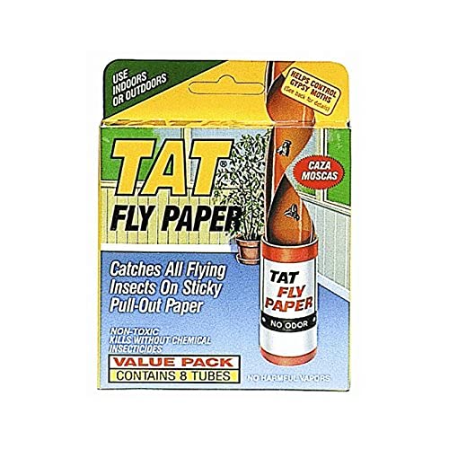 Amazon.com : Tat Fly Paper Ribbon, Non-Toxic, Catches All Flying ...
