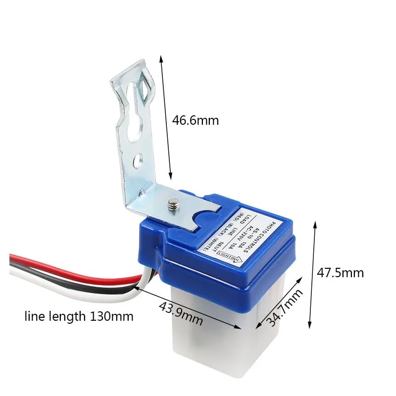 Light Switch With Photocell 10A Outdoor Waterproof Automatic On Off