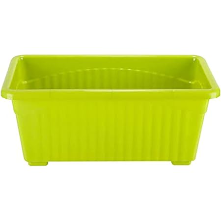 Kuber Industries Rectangular Jupiter Plastic Window Pot|Flower Planter ...