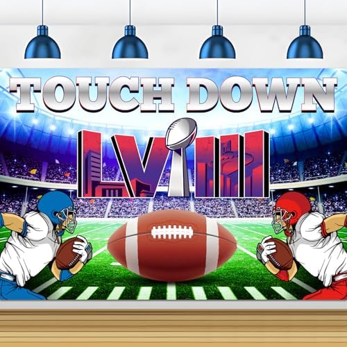 Amazon.com: Football Party Decorations Backdrop Banner 5X3 Ft Super ...