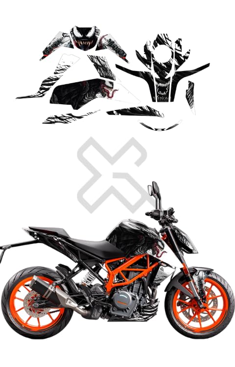 Grayfixx Duke 250 Full Sticker | Duke 390 Full Body Sticker : Amazon.in ...