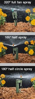 Amazon.com : Maxijet Irrigation 3-in-1 Spray Pattern Head for Landscape ...