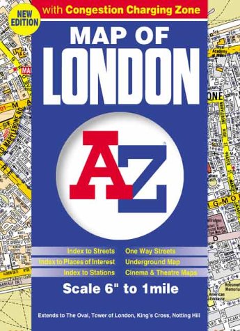 A-Z Map of London: Congestion Zone (Street Maps & Atlases): Geographers ...