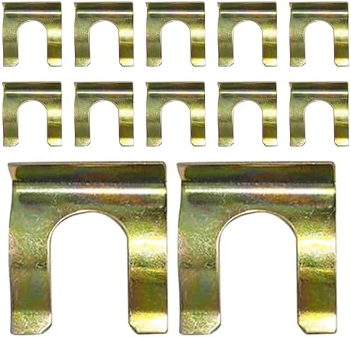 12 PCS Brake Line Clips, Metal Brake Line Retainer, U Shaped Brake Hose ...