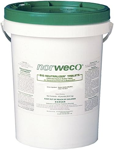 Amazon.com : Norweco 25lb. Bio-Neutralizer Dechlorination Tablets ...