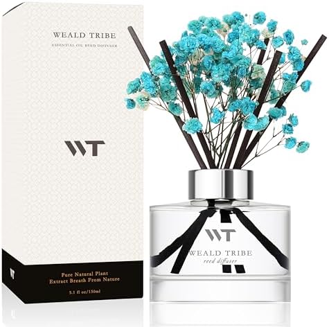 Amazon.com: WEALD TRIBE Flower Reed Diffuser Set Ocean Series Moss ...
