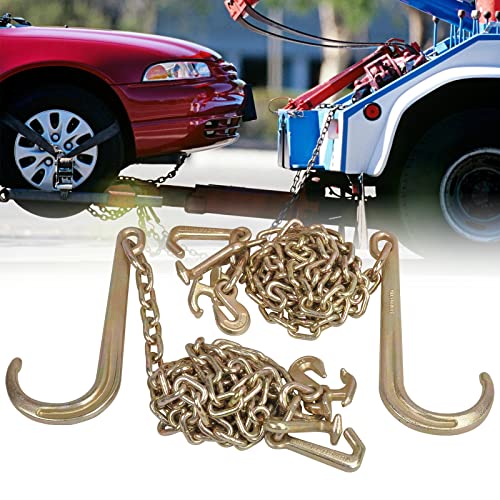 Snapklik.com : TBAPFS 5/16 Grade 70 V-Type Transport Tow Chain 10 Ft w ...
