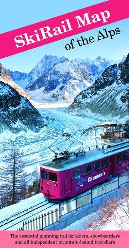 Amazon | Skirail Map of the Alps: Paper Wall Map | World