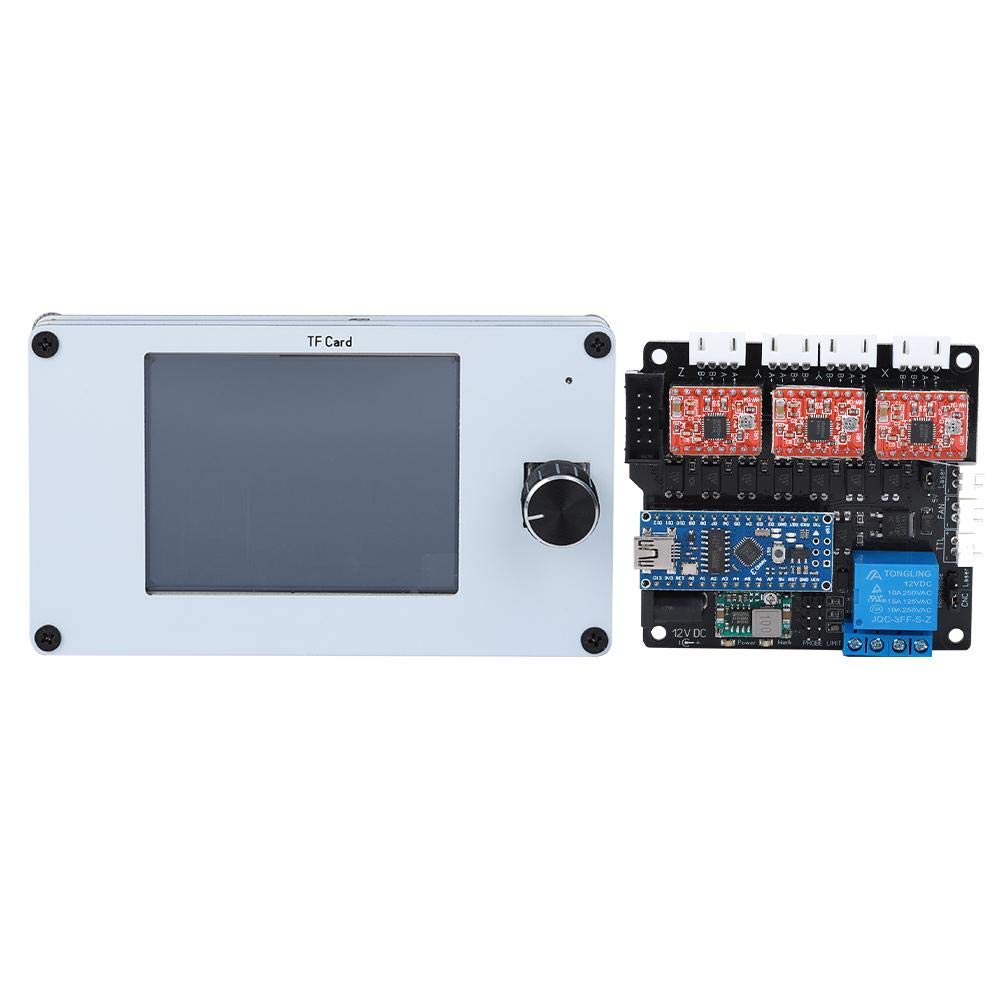 Buy CNC Controller Board with Control Screen 3-Axis CNC Stepper Motor ...