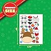 Amazon.com: JOYIN 24 PCS Make-a-Face Sticker Sheets for Christmas Elf ...