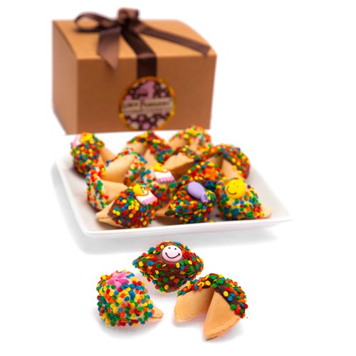 Amazon.com : Happy Birthday Fortune Cookies- Gift Box of 12 (Assorted ...