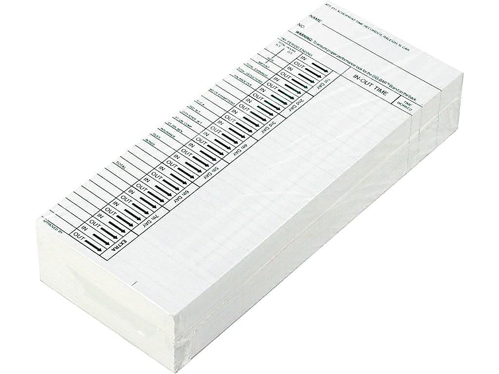 Snapklik.com : Acroprint 096103080 Time Card For Model ATT310 ...