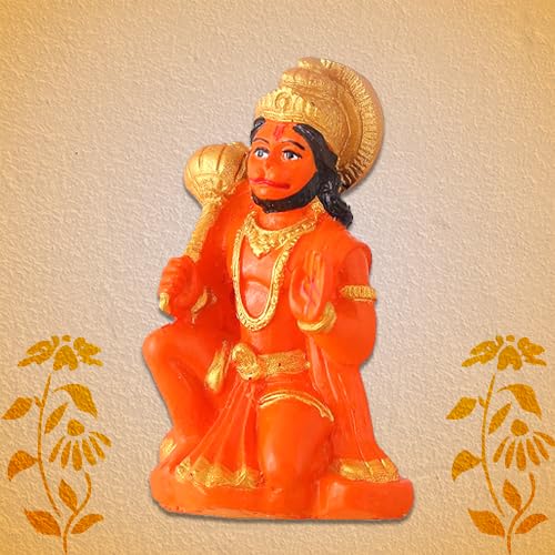 Buy The Himalayan River Orange Hanuman Ji for Car Orange Hanuman Ji ...