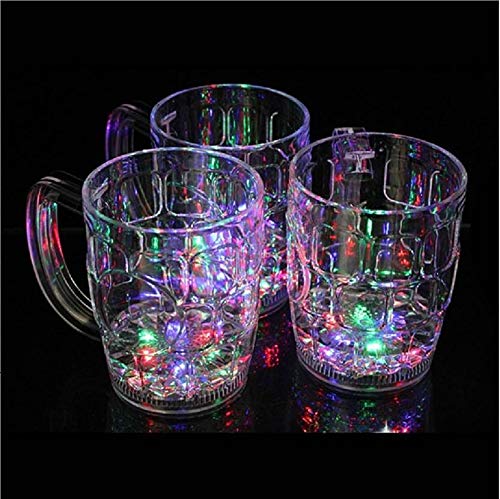Buy Stupefying Light Changing Fibre Glass Beer Mug with Inductive 7 ...