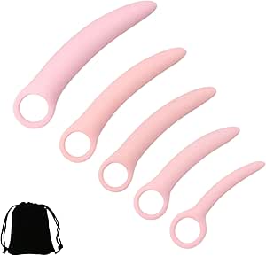 Amazon.com: 5 Pcs Pelvic Floor Muscle Dilator Trainer Set Silicone Soft ...