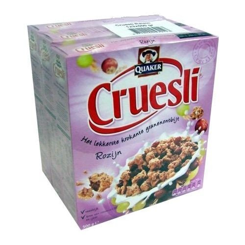 Quaker Müsli Cruesli Rosinen 3 x 500g (Rozijn) : Amazon.de ...