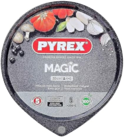 Pyrex - Magic Pizza Dish Diameter 30 cm, Black : Amazon.co.uk: Home ...