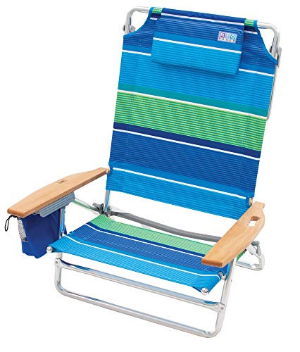 Rio Beach Big Kahuna Extra Large Folding Beach Chair - Stripe, 9.5 ...