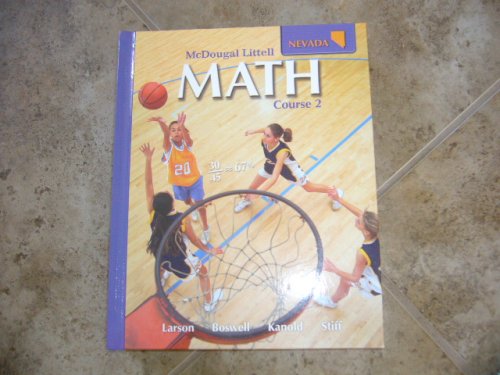 McDougal Littell Math Nevada: Student Edition Course 2 2008: MCDOUGAL ...