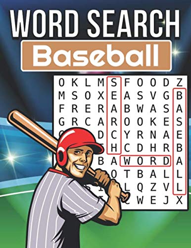 Baseball Word Search: Large Print Word Search Puzzle Book About ...