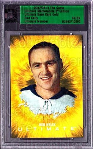 Amazon.com: (CI) Red Kelly Hockey Card 2007-08 ITG Ultimate Memorabilia ...