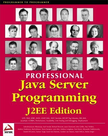 Professional Java Server Programming J2EE Edition by Subrahmanyam Allamaraju (2000-09-01 ...